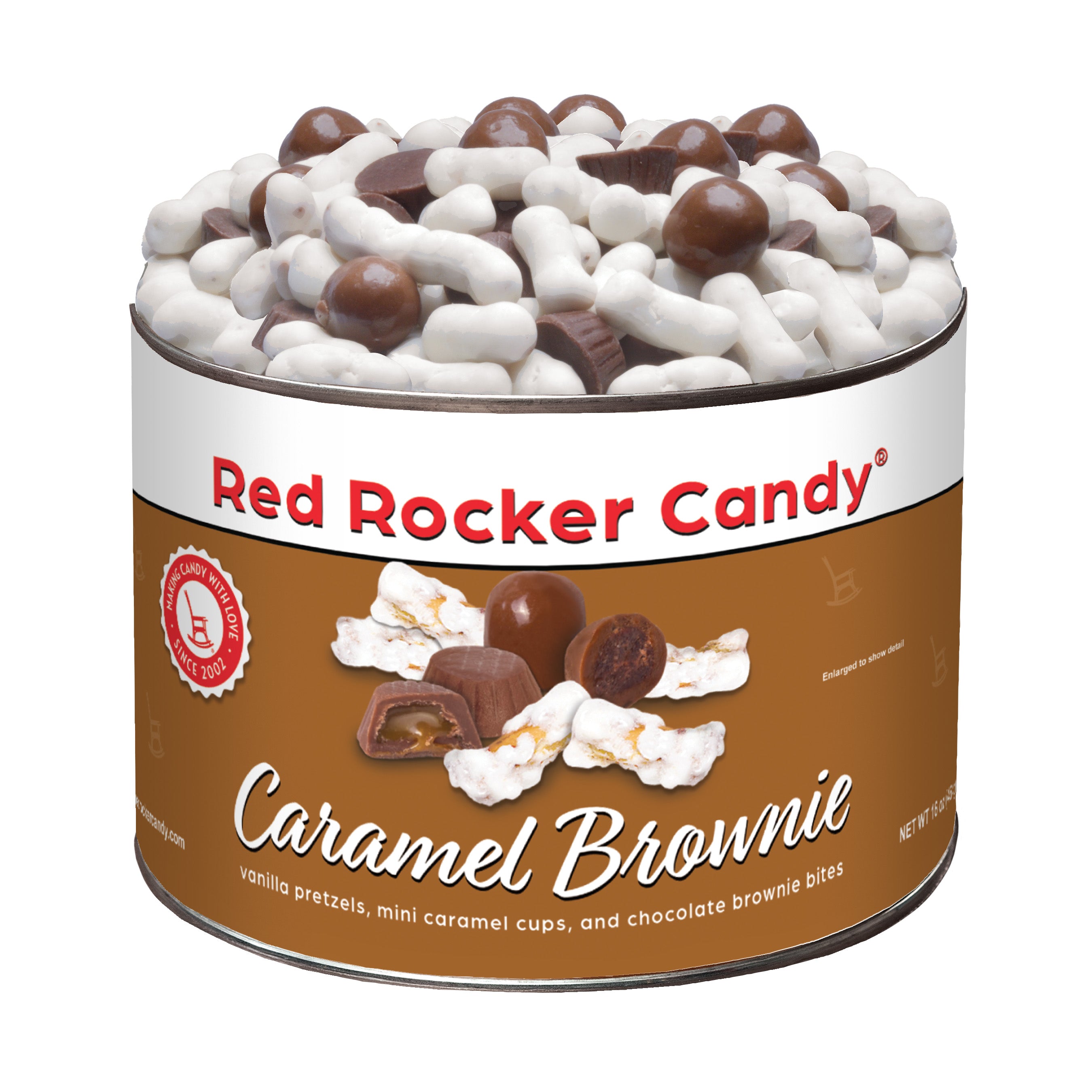 Caramel Brownie 16oz – Red Rocker Candy